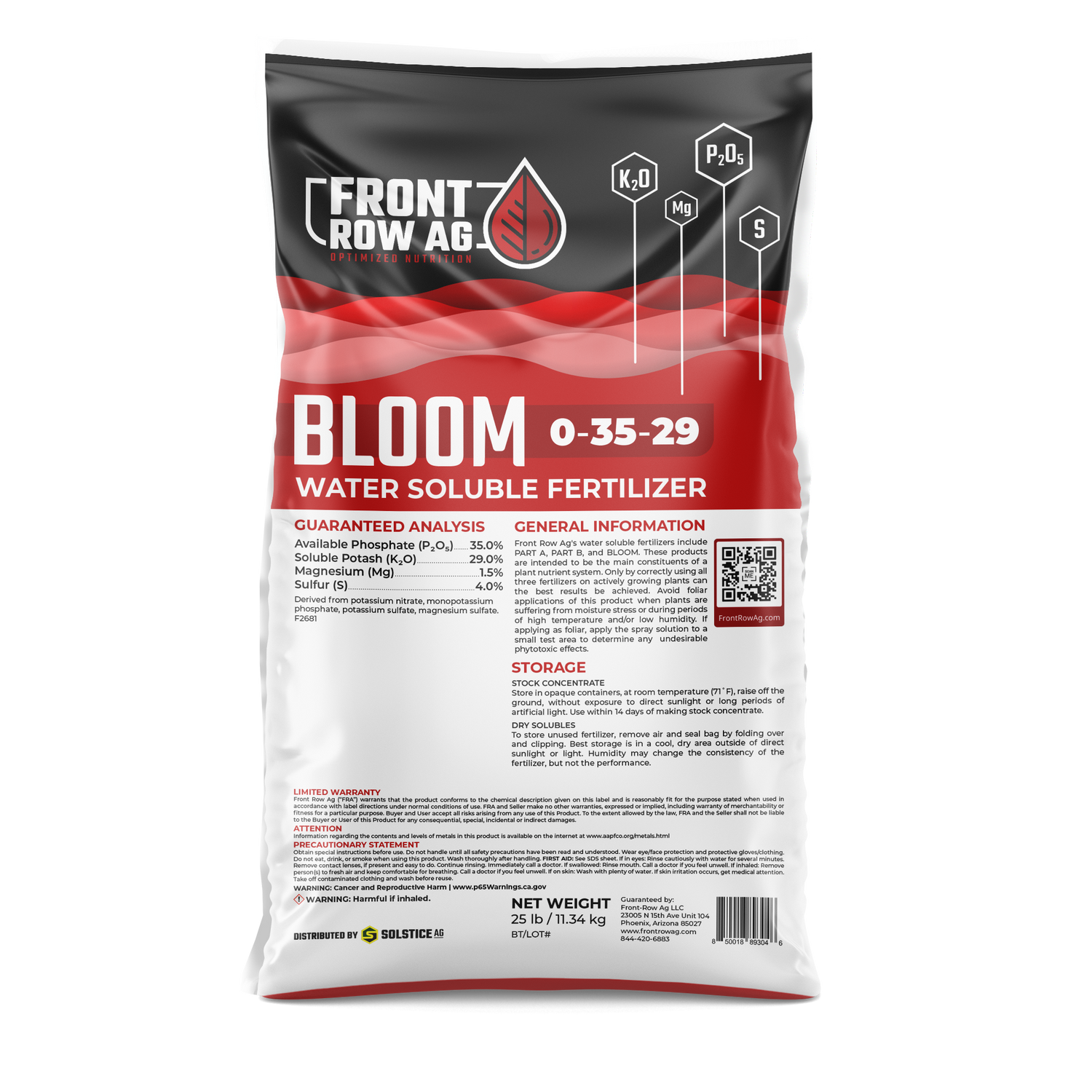 Bloom PK Booster | Potassium & Phosphorus Nutrient | Front Row Ag